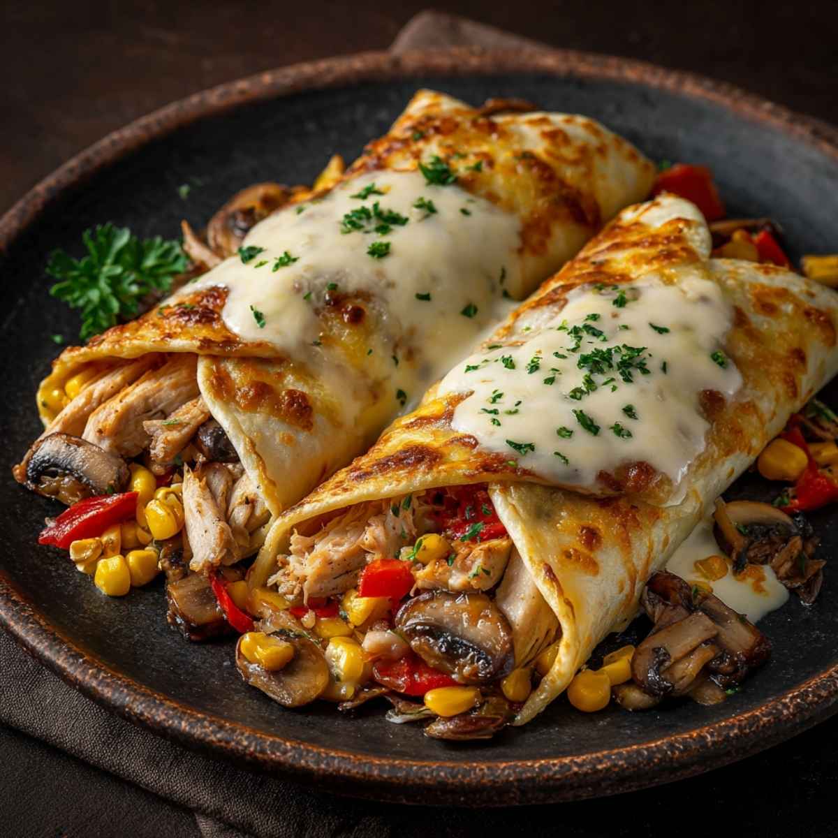 Naleśniki Gyros Z Serem