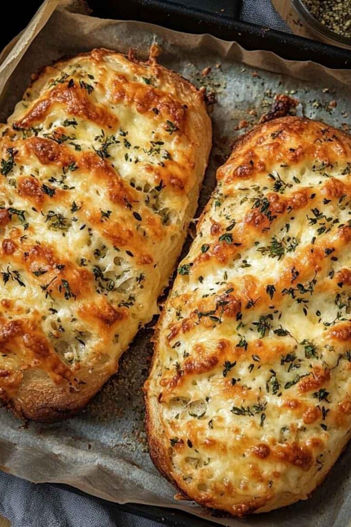 Puszysty Chlebek Czosnkowy Z Ziołami I Serem | Smakidnia