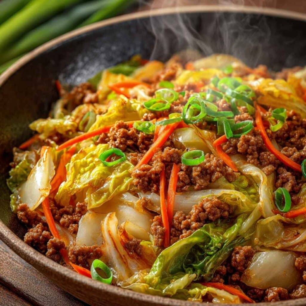 Kapusta Pekińska Z Mięsem Mielonym – Szybki Obiad Z Patelni